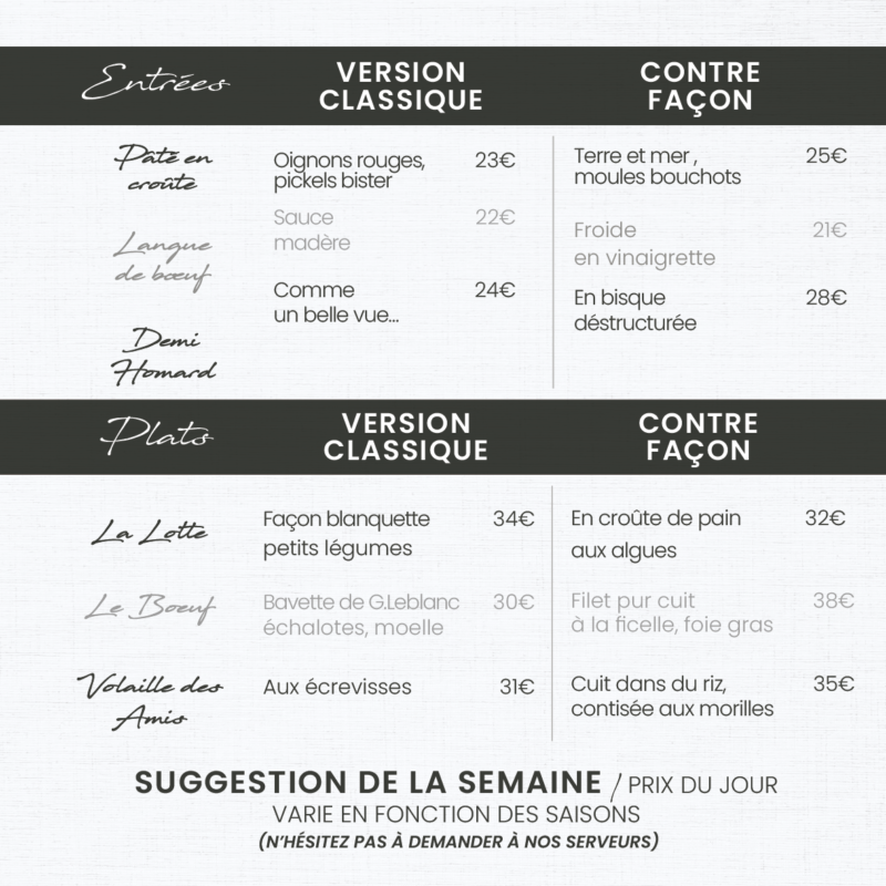 Contre Façon Restaurant